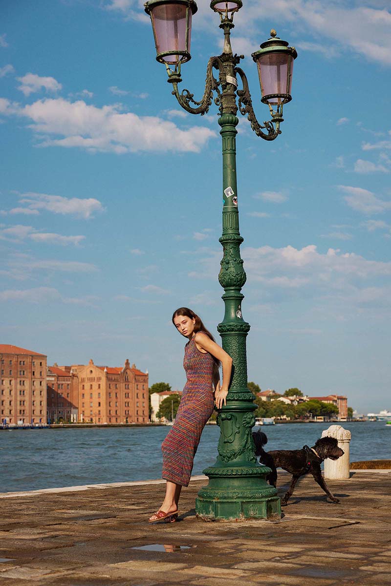 Strickset Kleid aus Footprints von Lang Yarns